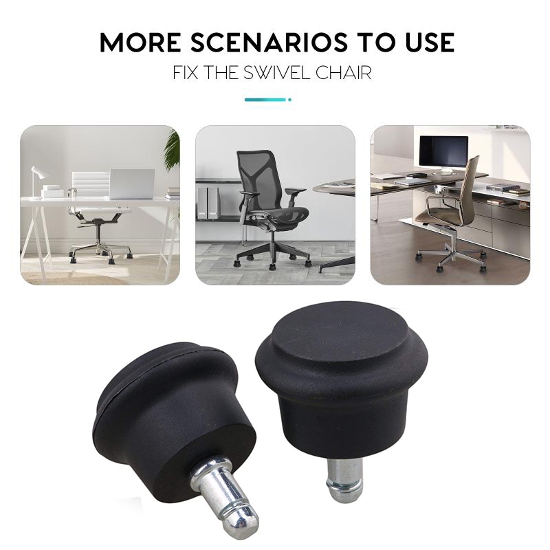 5PCS Office Chair Fixed Castors Pad Office Chair Fixer Stopper Chair ...