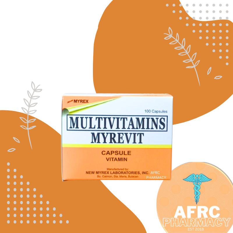 Myrevit Multivitamins 100 Capsules | Shopee Philippines