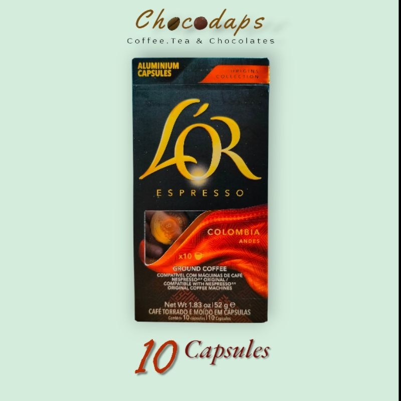 Lor Essenso Espresso Ground Coffee 10 Capsules | Shopee Philippines