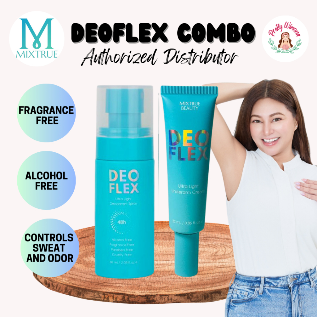 MIXTRUE BEAUTY Deoflex Underarm Whitening Cream & Spray Combo (New ...