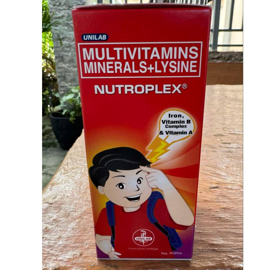Nutroplex Multivitamins Minerals + Lysine 120ml for kids | Shopee ...