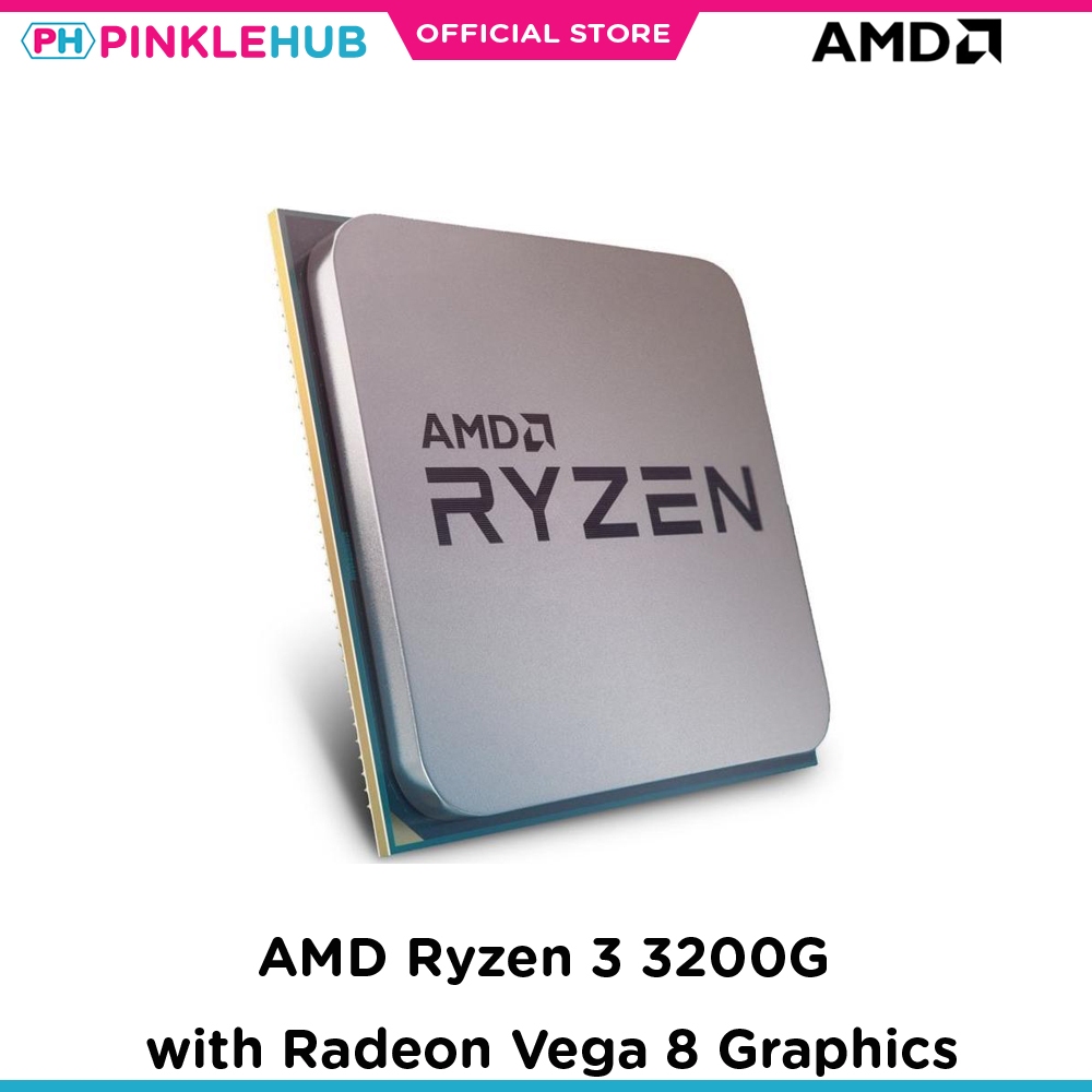 AMD Ryzen 3 3200G with Radeon Vega 8 Graphics (Tray Type) with FREE CPU ...