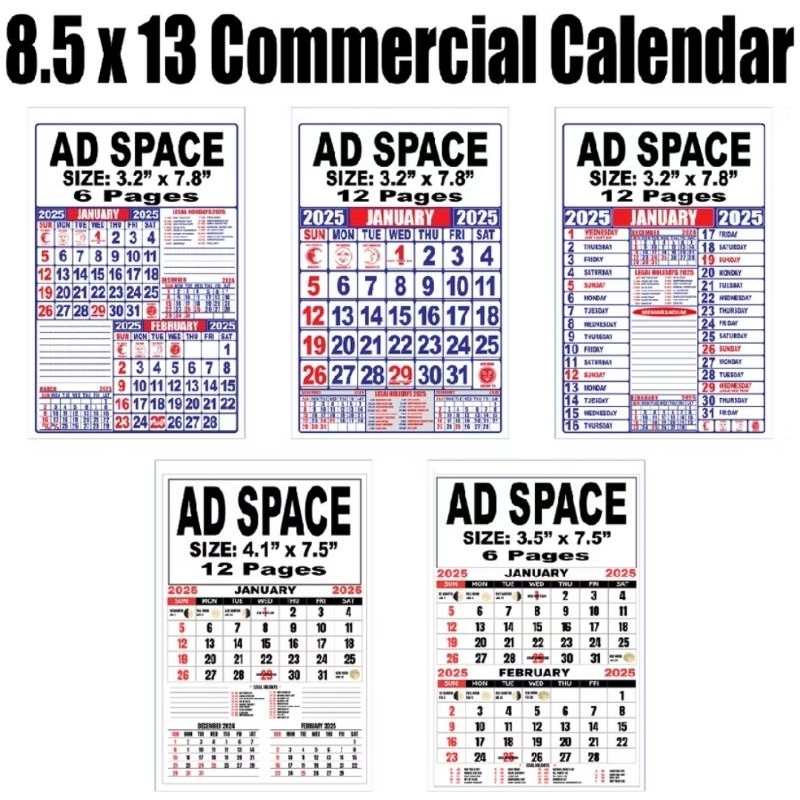 Costumized Commercial calendar | Shopee Philippines