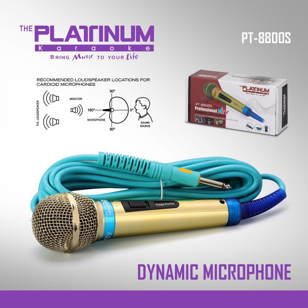 SATA Platinum PT-8800S Dynamic Microphone Heavy Duty Wired Microphone ...
