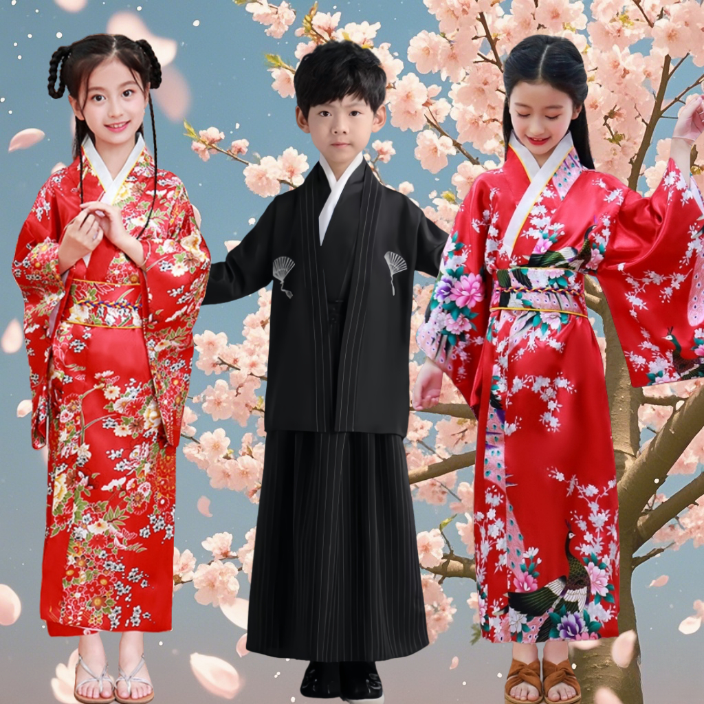 Japanese Traditional Costume For KIds Japan Costume For Kids Boy Girl ...