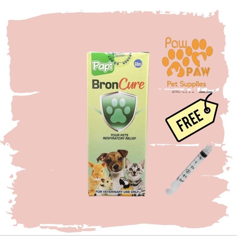 Papi BronCure for Dogs and Cats 60ml | Shopee Philippines