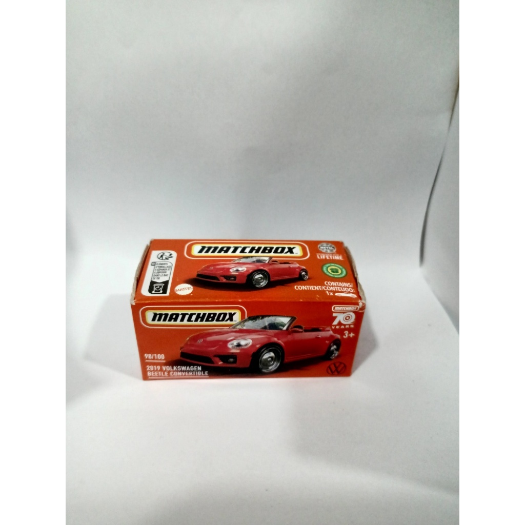 MatchBox 2019 Volkswagen Beetle Convertible | Shopee Philippines