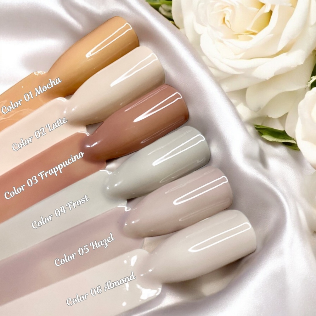 Bessy One Step Gel Polish UV Gel LED nail Gel Mocha Mousse Color of the ...