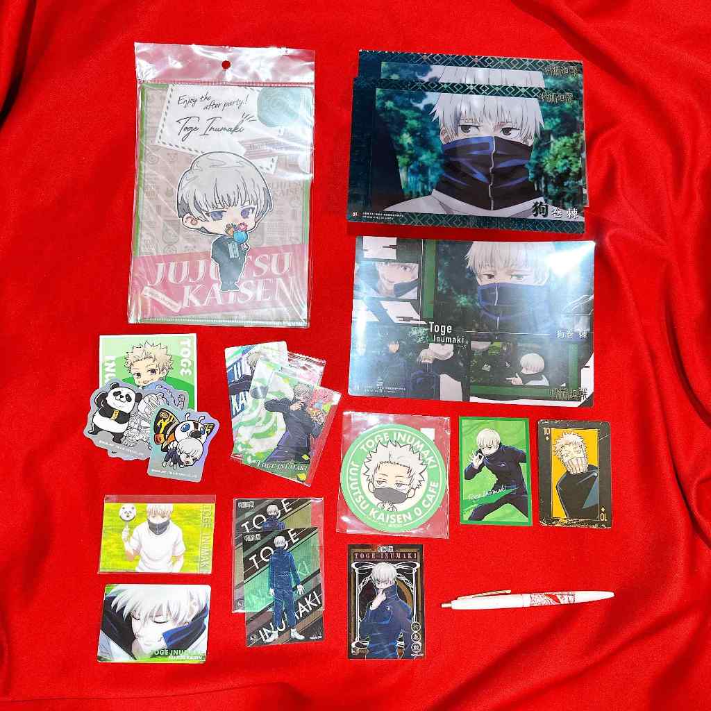 OFFICIAL Jujutsu Kaisen Paper Merch Clear File Bromide Photo Sticker ...