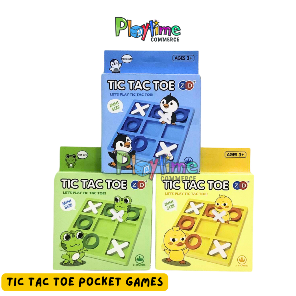 Anding's tic Tac Toe Mini Pocketable Fun Games Kids Adults Family ...