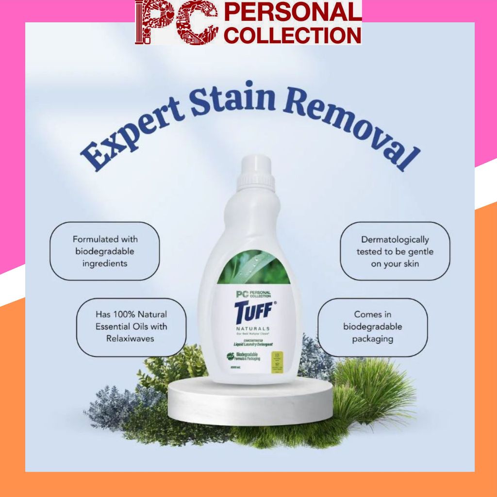 Personal Collection Tuff Liquid Laundry Detergent 1000 ml | Shopee ...