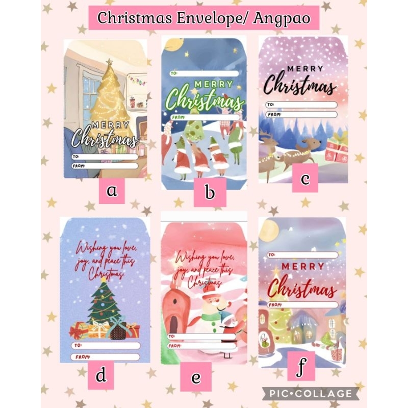 CHRISTMAS ENVELOPE/ANGPAO/ SOBRE | Shopee Philippines