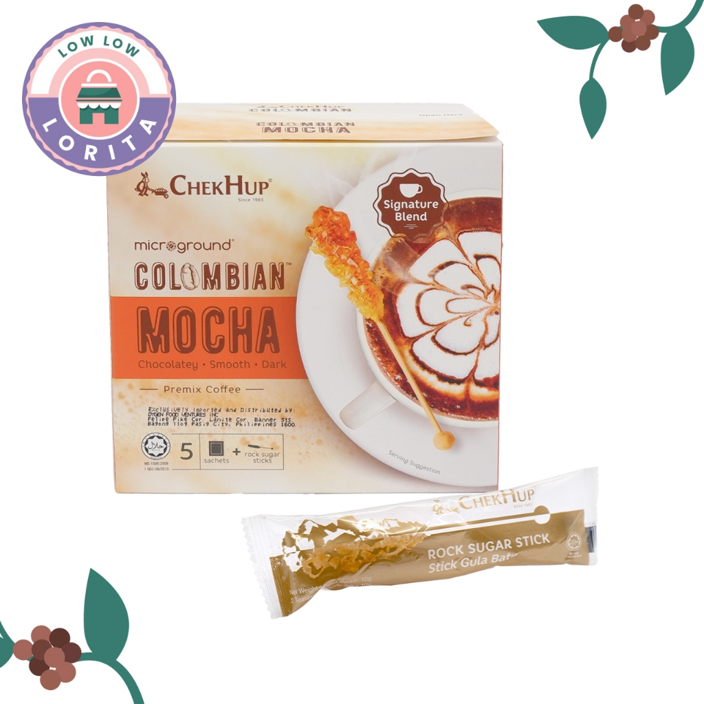Chek Hup Microground Colombian Mocha 23g x 5 sachets | Shopee Philippines