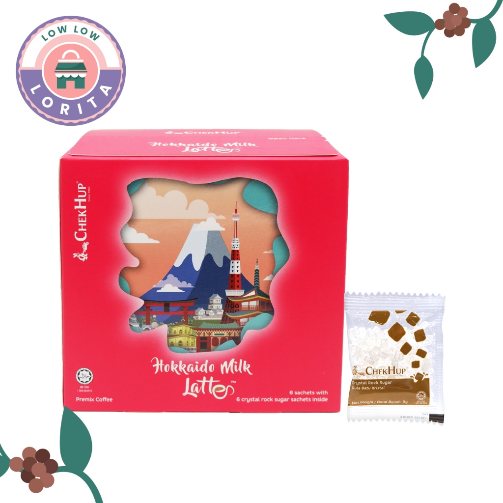 Chek Hup Gourmet Hokkaido Milk Latte 28g x 6 | Shopee Philippines