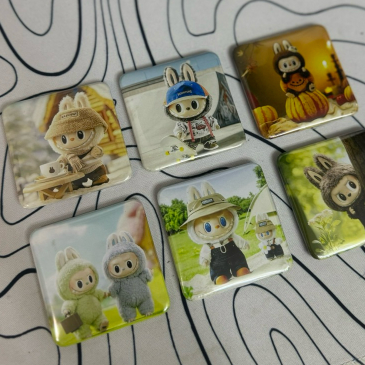 Labubu Square Fridge Ref Magnet | Shopee Philippines