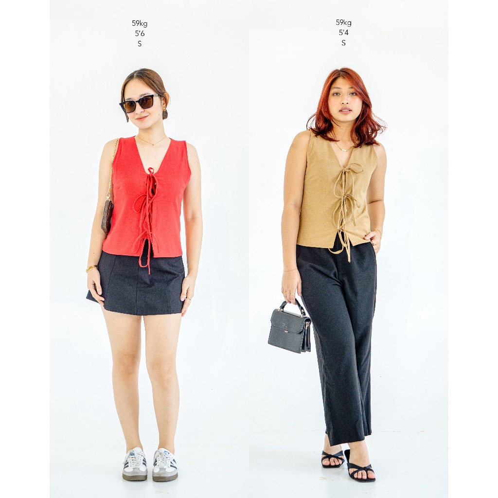 ALISON BEL: Vina Top in Plain | Shopee Philippines