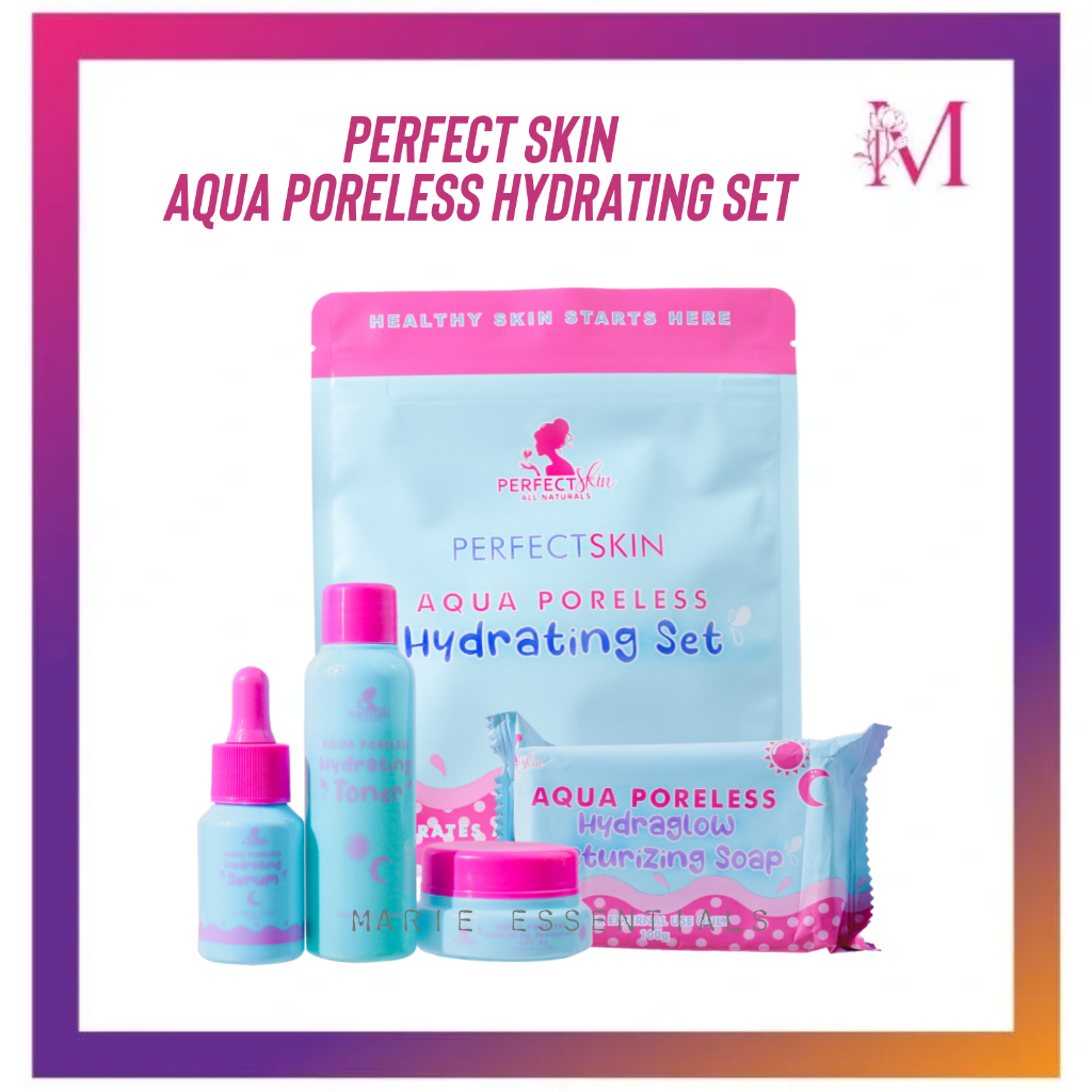 Perfect Skin Aqua Poreless Hydrating Set | Rejuvenating Set Safe for ...