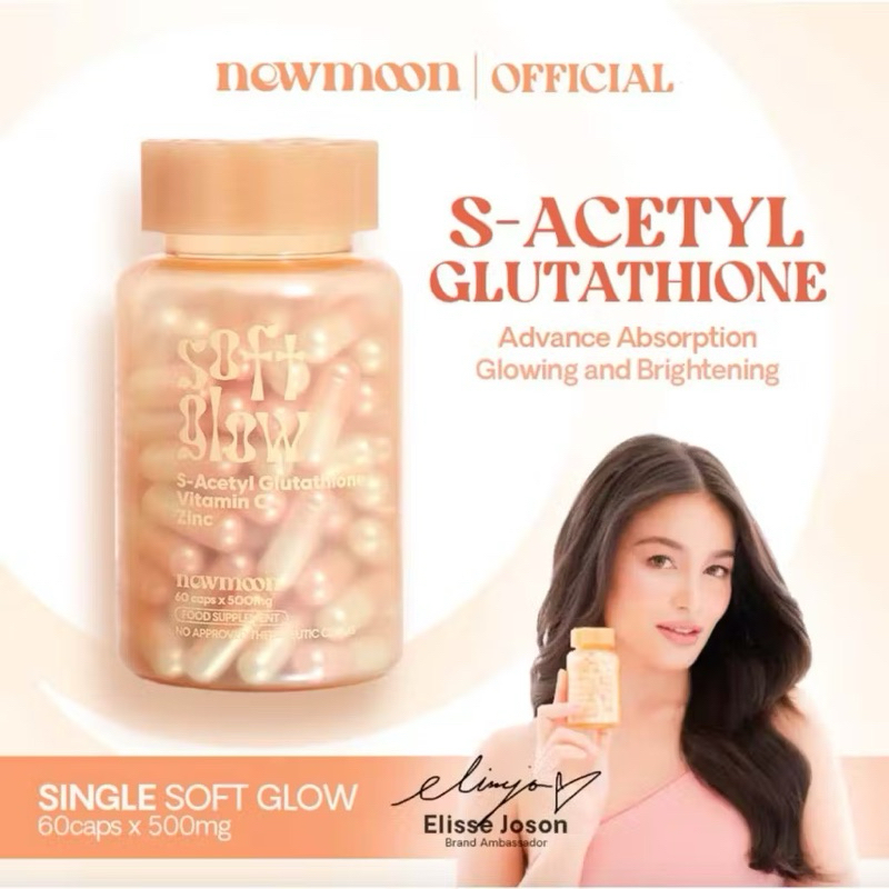 [EXP: APR 15 2026] NEW MOON SOFT GLOW S-ACETYL GLUTATHIONE CAPSULES ...