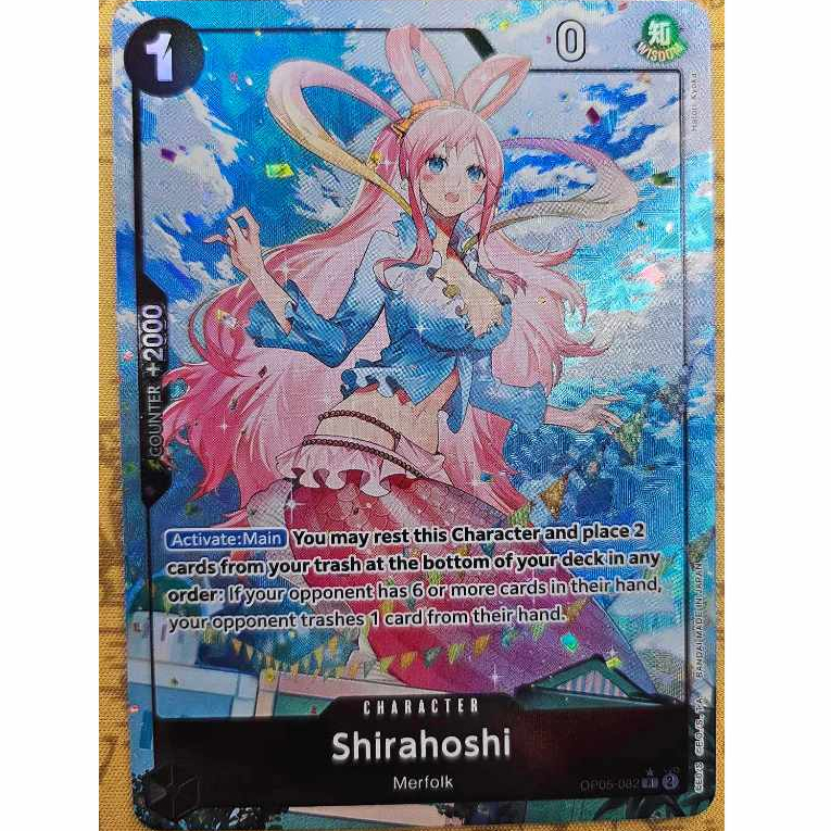 One Piece TCG [ENGLISH] OP05-082 R Shirahoshi [ENGLISH VERSION] PRB01 Full Art | Shopee Philippines