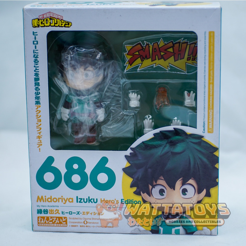 Nendoroid 686 - My Hero Academia - Izuku Midoriya: Hero's Edition ...