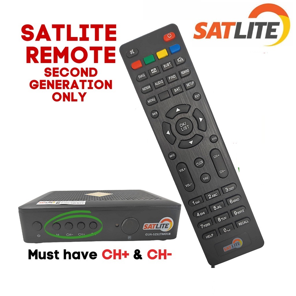 CROWMSTAR Universal Satlite First Generation/Version ONE Remote ...