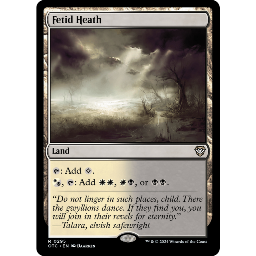Fetid Heath | [SINGLE] - Magic: the Gathering | Shopee Philippines