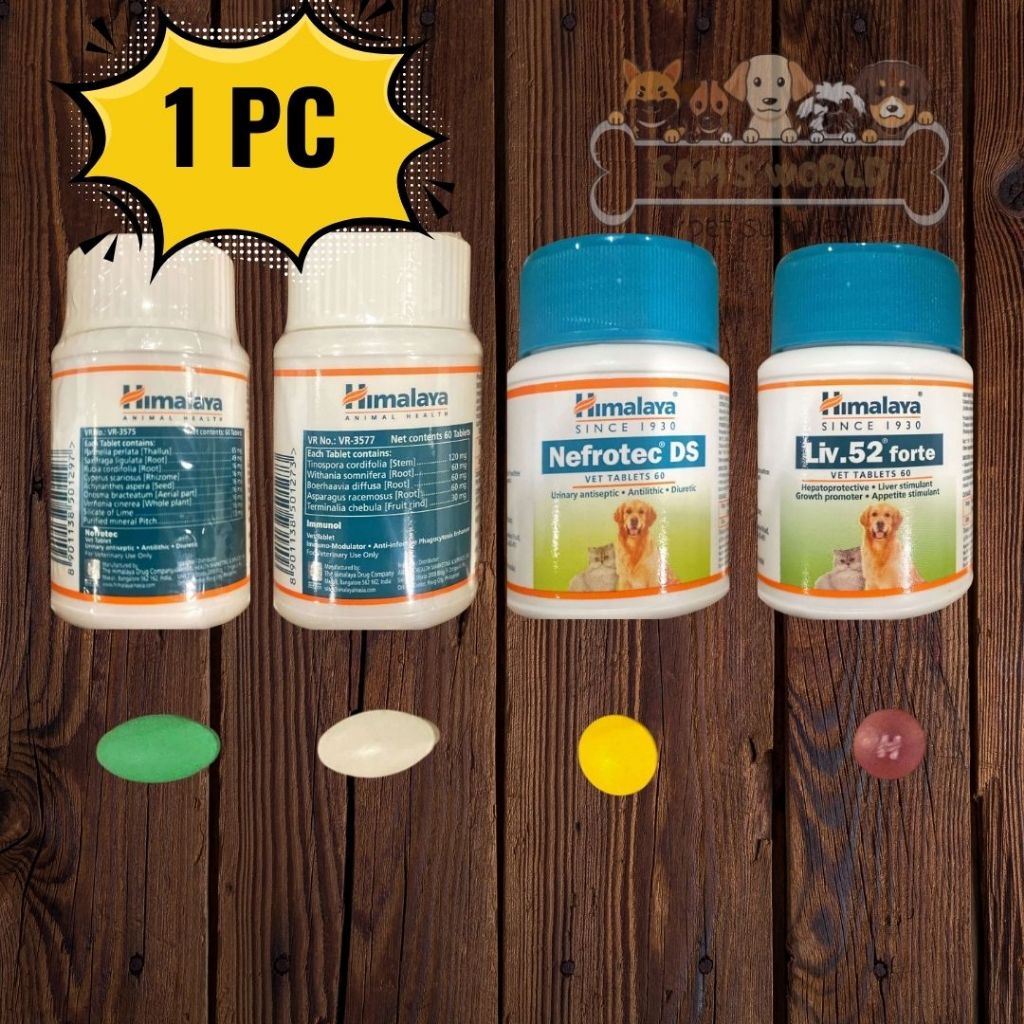 Himalaya Nefrotec DS, Immunol , Liv 52 Forte per Tablet Piece | Shopee ...