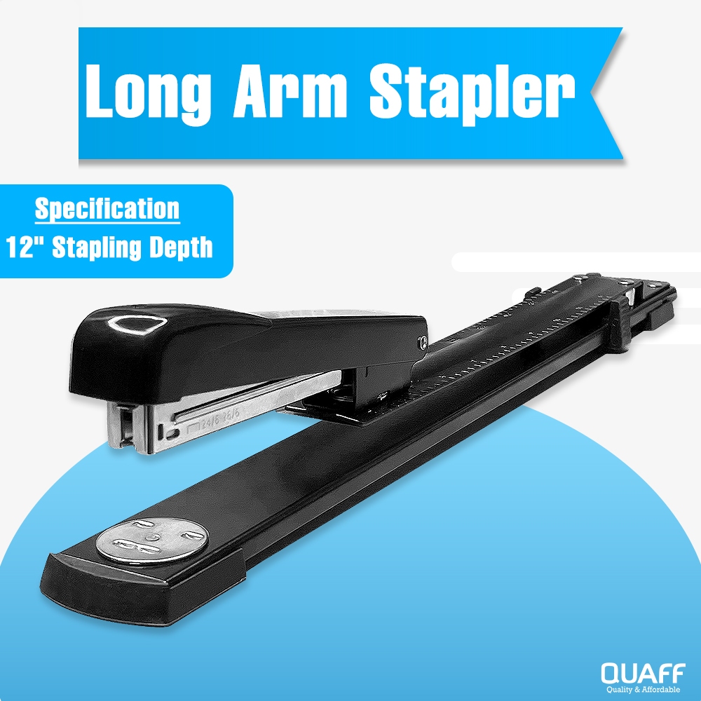 Quaff Long Arm Stapler 12inches Lengthening Stapler | Shopee Philippines