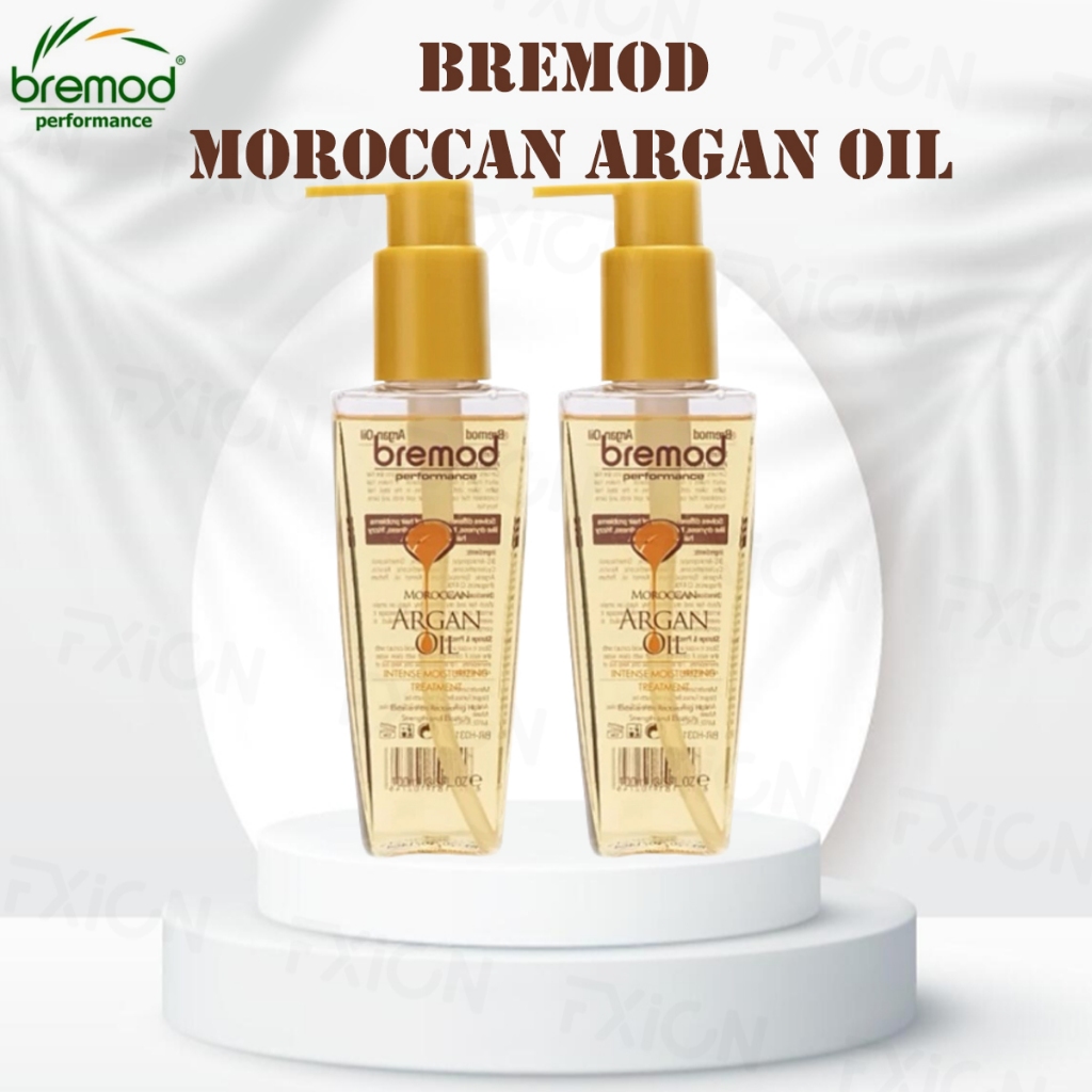 Bremod Hair Serum Vitamin E Argan Oil Serum Good for Dry Frizzy Damaged ...