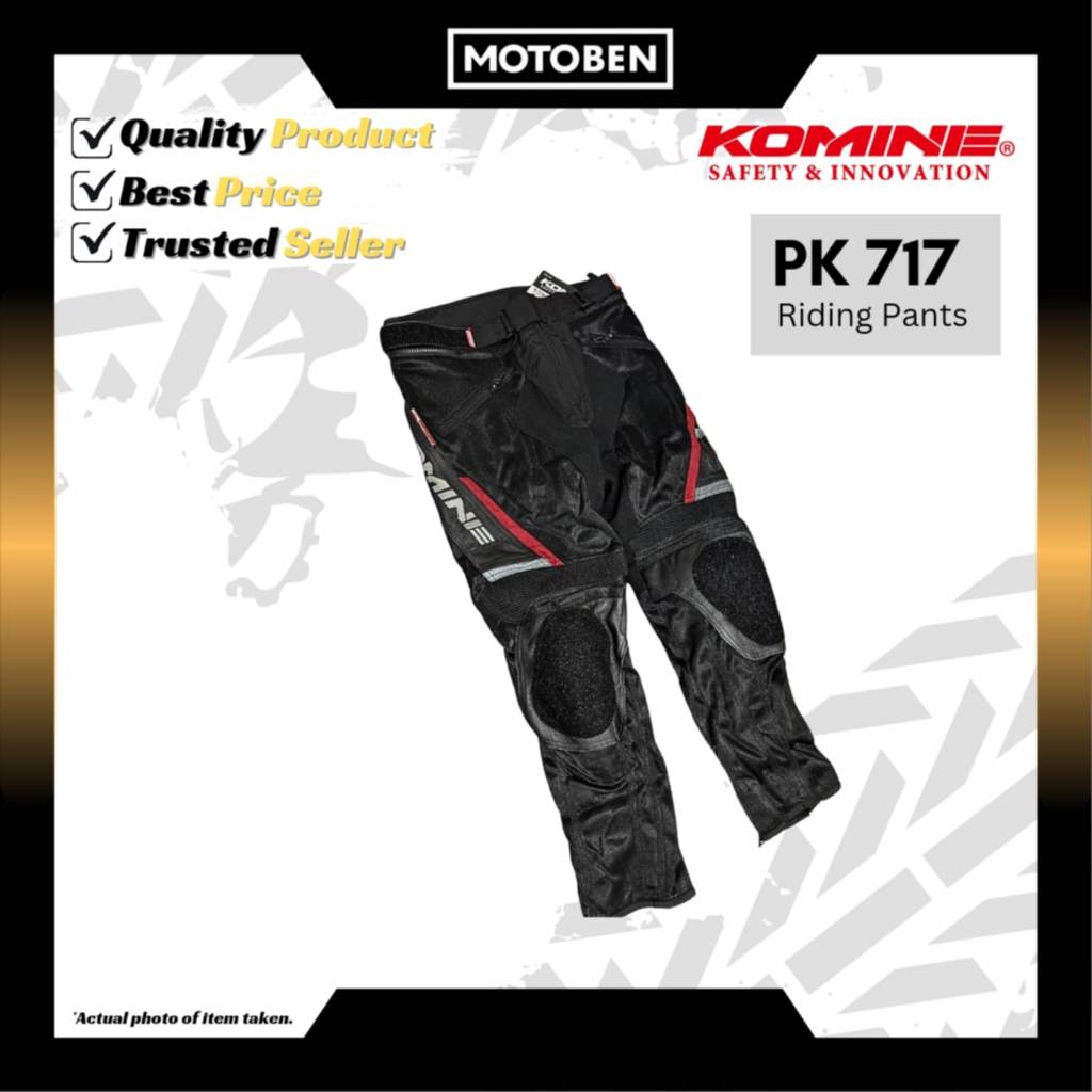 Komine PK 717 Riding Pants (without Slider) | Shopee Philippines