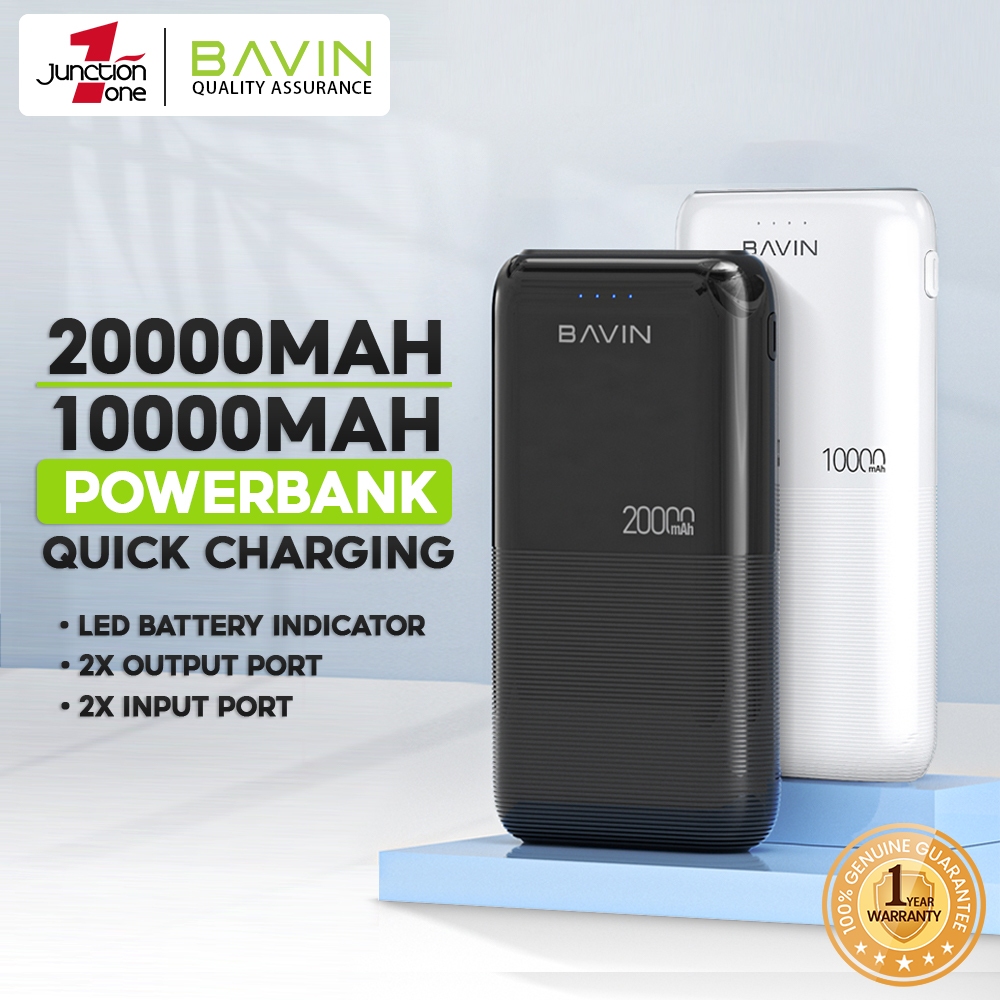 BAVIN PC091 / PC097 20000mAh Powerbank Quick Charge 2.1A Dual Input ...