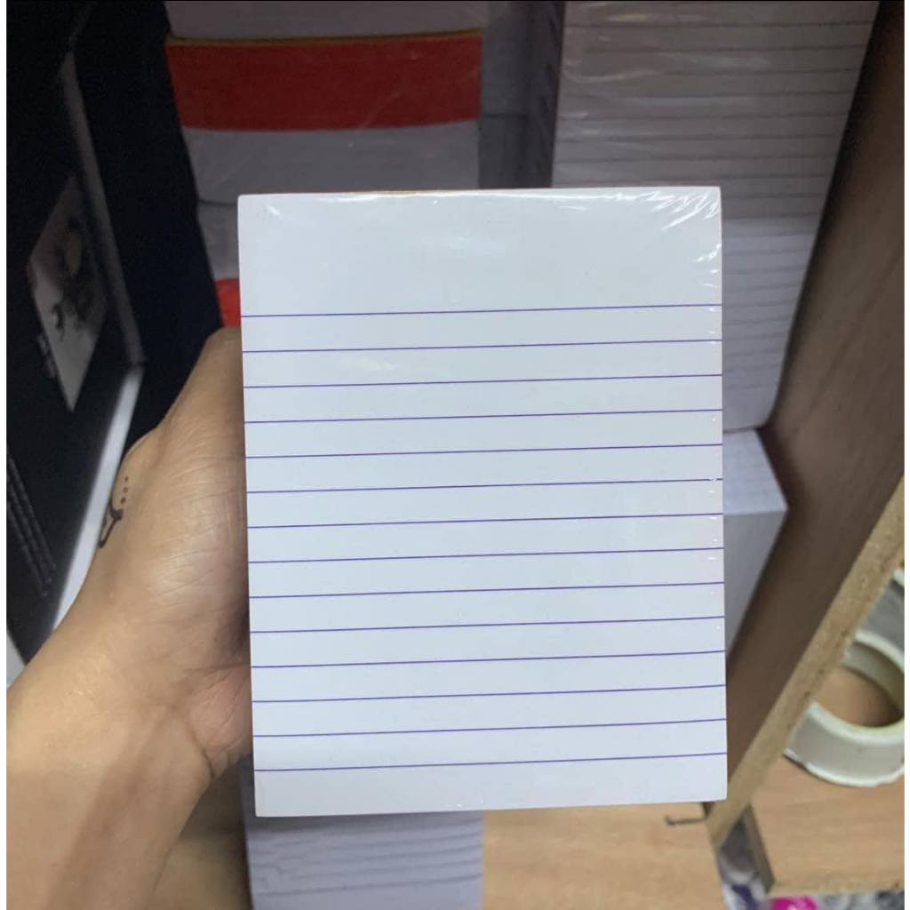 (10pcs) 1/4 quiz pad memo pad paper fox | Shopee Philippines