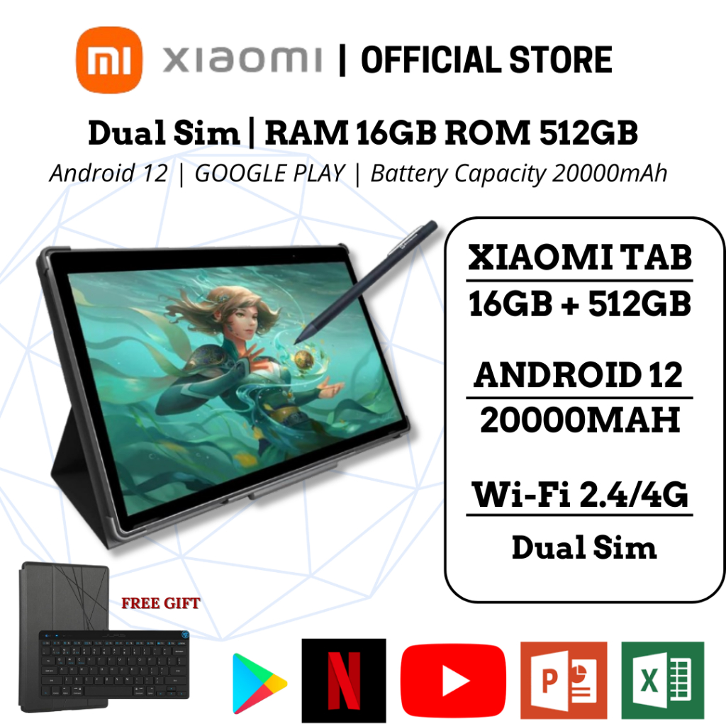 XIAOMI Redmi 5G Tablet 10.5 Pro 16+512GB ROM Learning Tablet Online ...