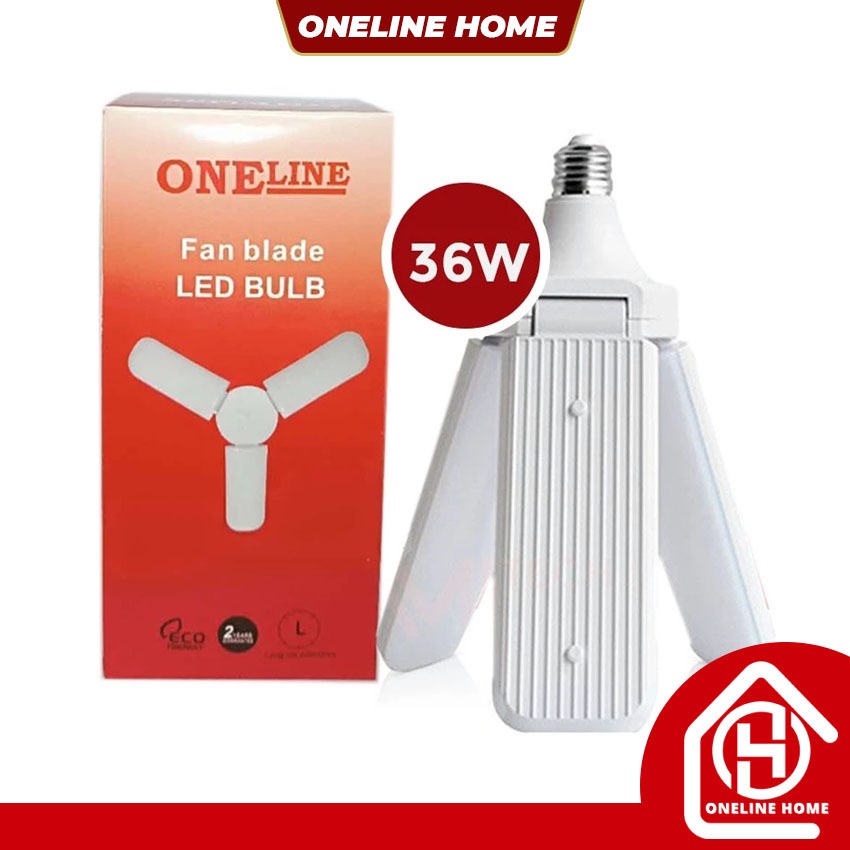 Oneline 36W LED Bulb Light Super Brighter Ceiling 3 Leaves Led Bulb ...