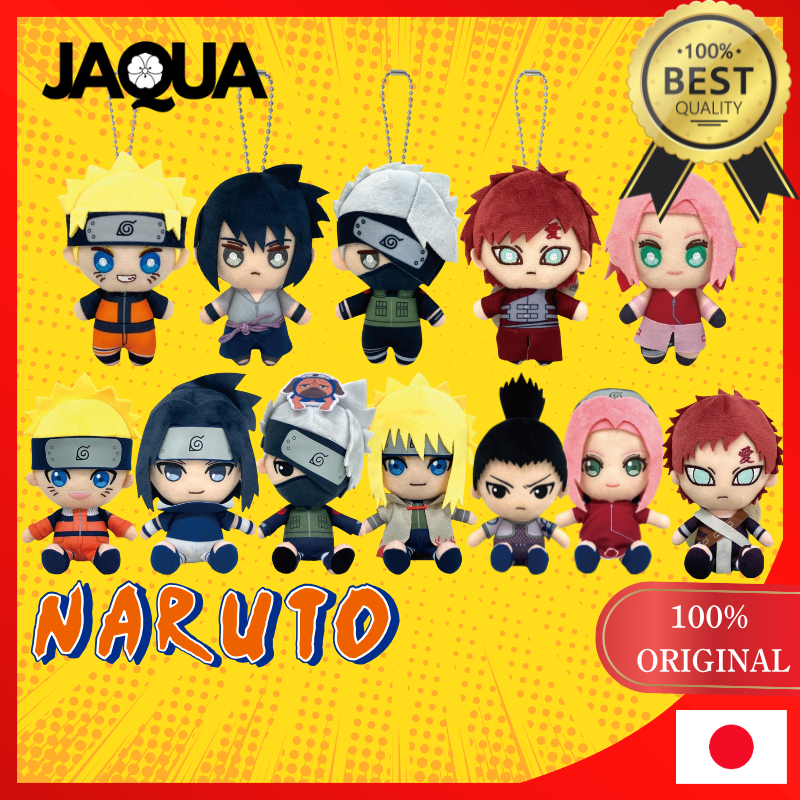 Bandai Namco Nui NARUTO Chibi Plush Toy Naruto, Kakashi, Sasuke ...