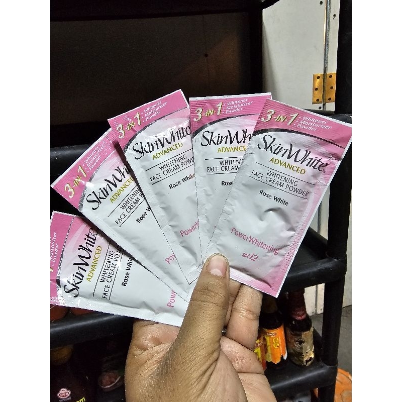 5 skinwhite whitening face cream powder sachet | Shopee Philippines