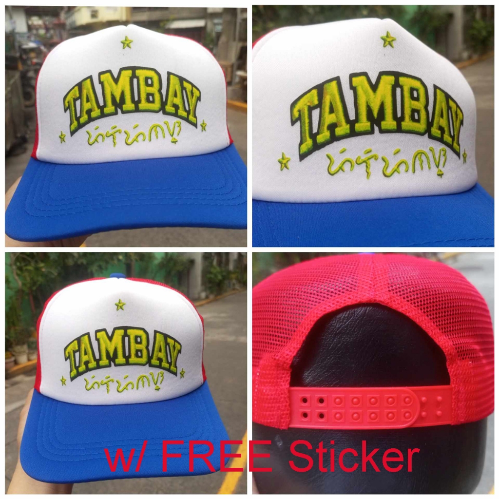 Tambay Pilipinas Flag Inspired Baseball Net Cap Hat Strap Type Men ...