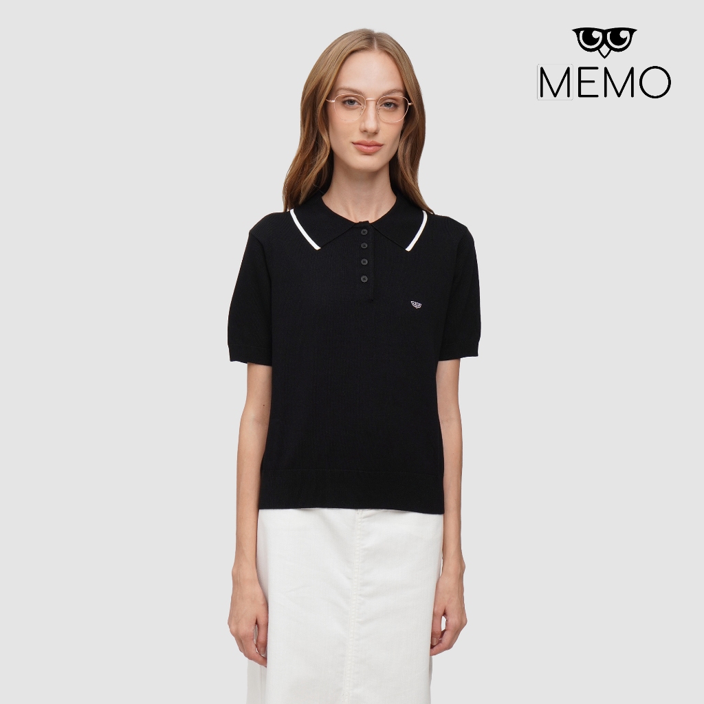 Memo The Smart Polo For Women (Black) | Shopee Philippines