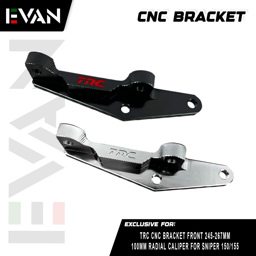 EVAN PH TRC Racing CNC 4 POT Front Radial Brake Caliper Bracket 267MM ...