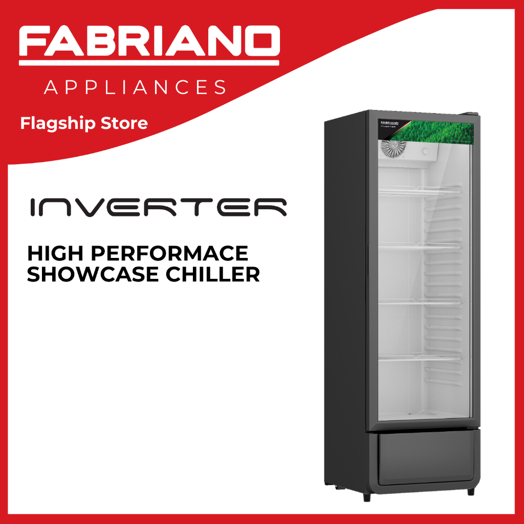 Fabriano FSI10NBLA-I 10cuft High Performance INVERTER Showcase Chiller ...