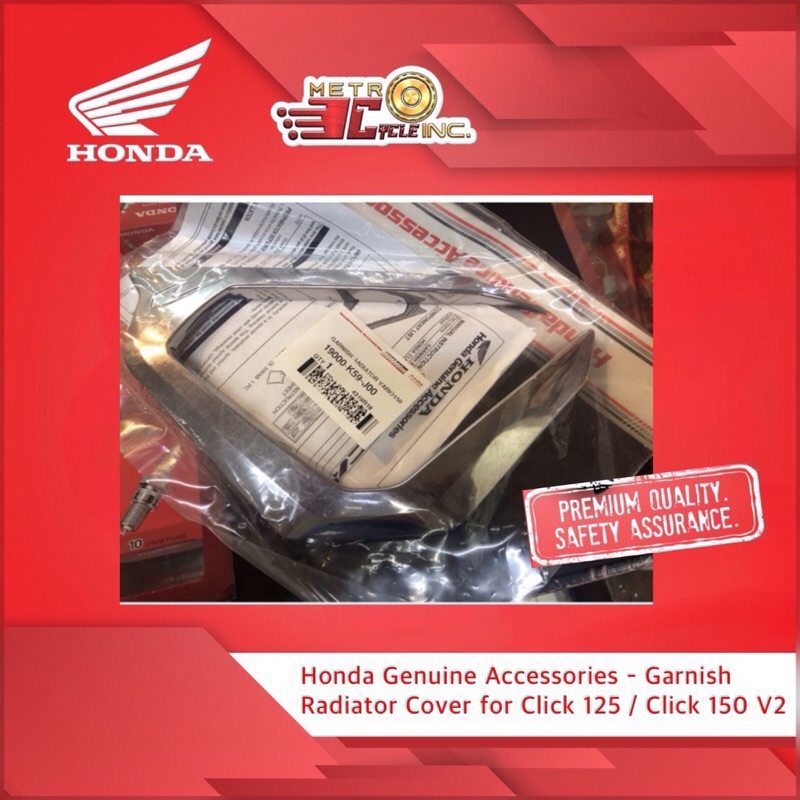 Honda Genuine Accessories - Garnish Radiator Cover for Click 125 ...