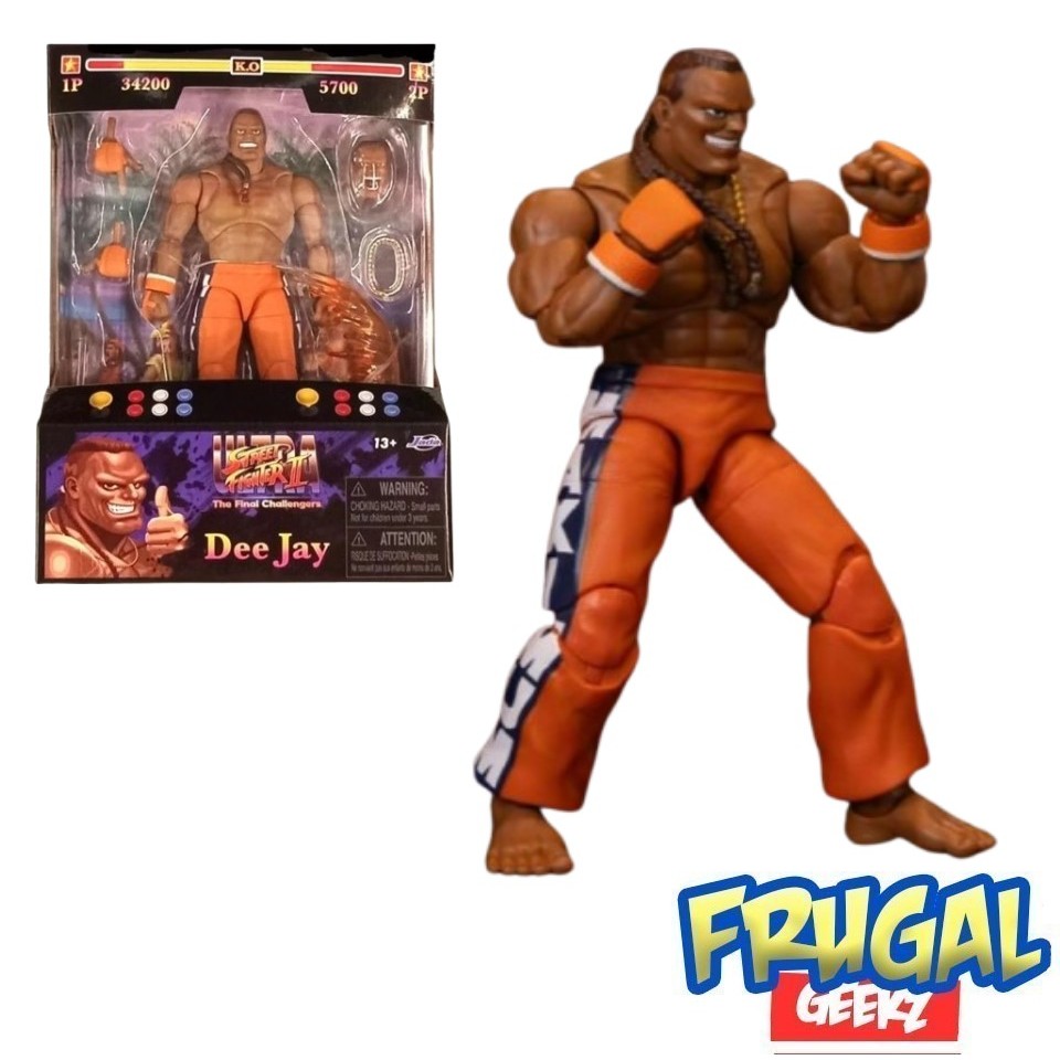 Jada Toys : Street Fighter II Dee Jay 1/12 Scale Action Figure | Shopee ...