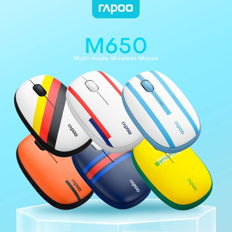 Rapoo M650 World Cup Fan Silent Multi-mode Wireless Mouse Bluetooth 5.0 ...