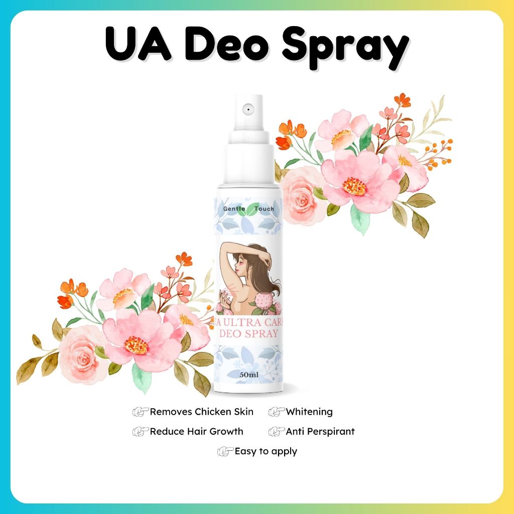 Gentle Touch | Antiperspirant Underarm Whitening Deodorant Spray ...