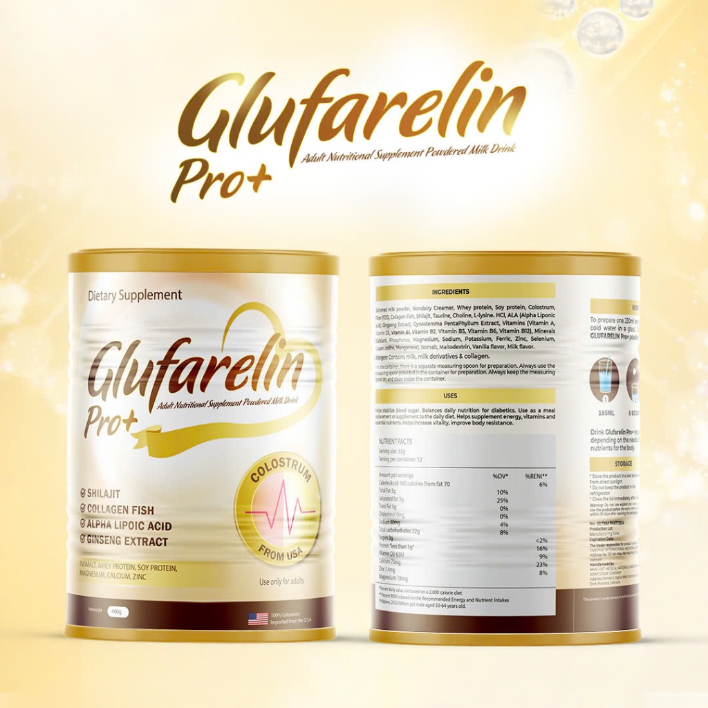 Gluparelin Pro - Milk for diabetes - Products that support diabetes and ...