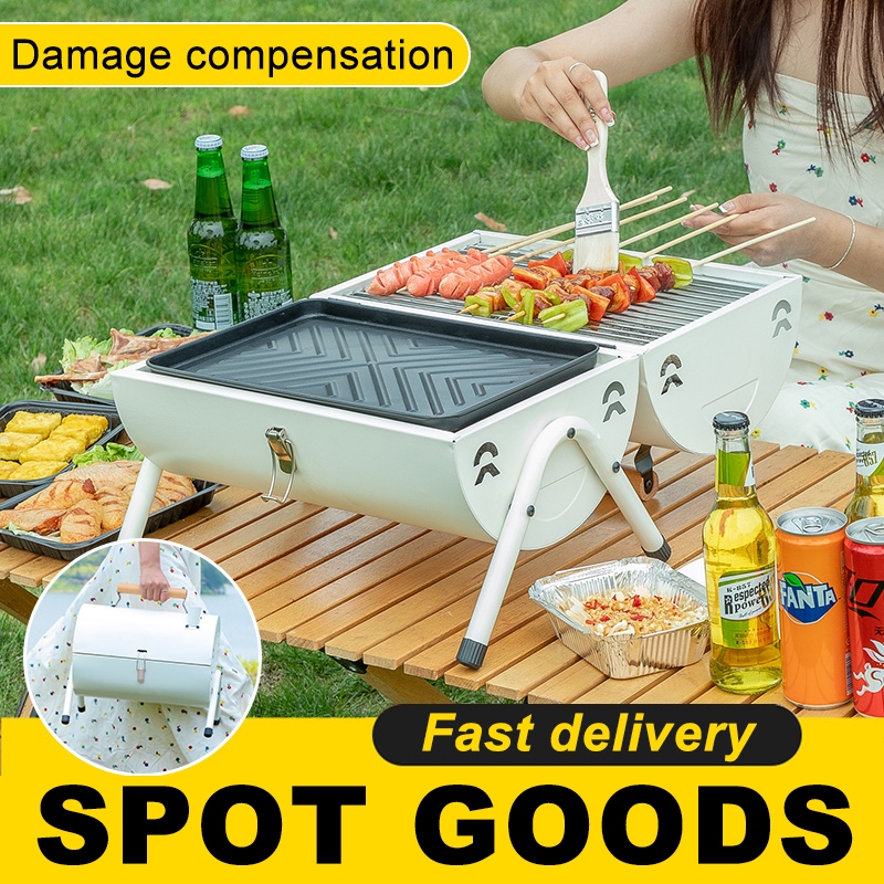 charcoal stove smokeless Camping barbeque griller outdoor ihawan grill ...