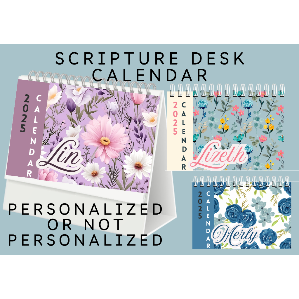 A5 Size Desk Calendar with Scripture Design | Shopee Philippines