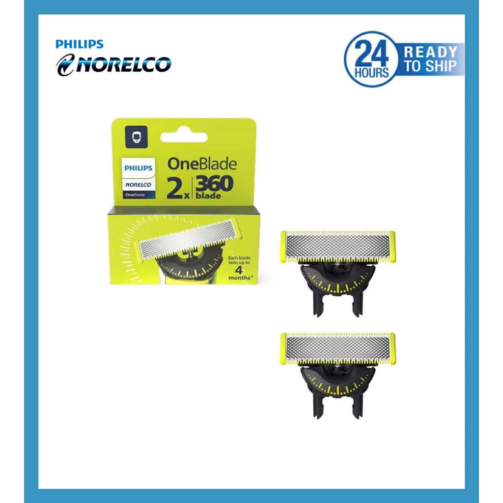 Philips Norelco OneBlade 360 Replacement Blades, Fits all blade handles ...