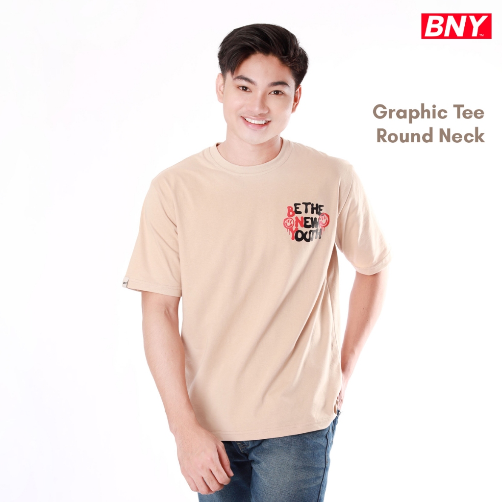 BNY Men's Roundneck Graphic Tee Design (059) | Shopee Philippines