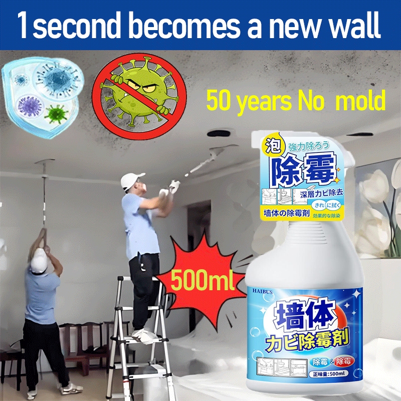 500ml Mold remover Mold remover spray Mold and mildew remover Non-toxic ...